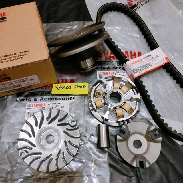 Jual Paketan pully only komplit mio j/mio gt/soul gt 115cc/x-ride 115cc/fino fi 115cc | Shopee ...