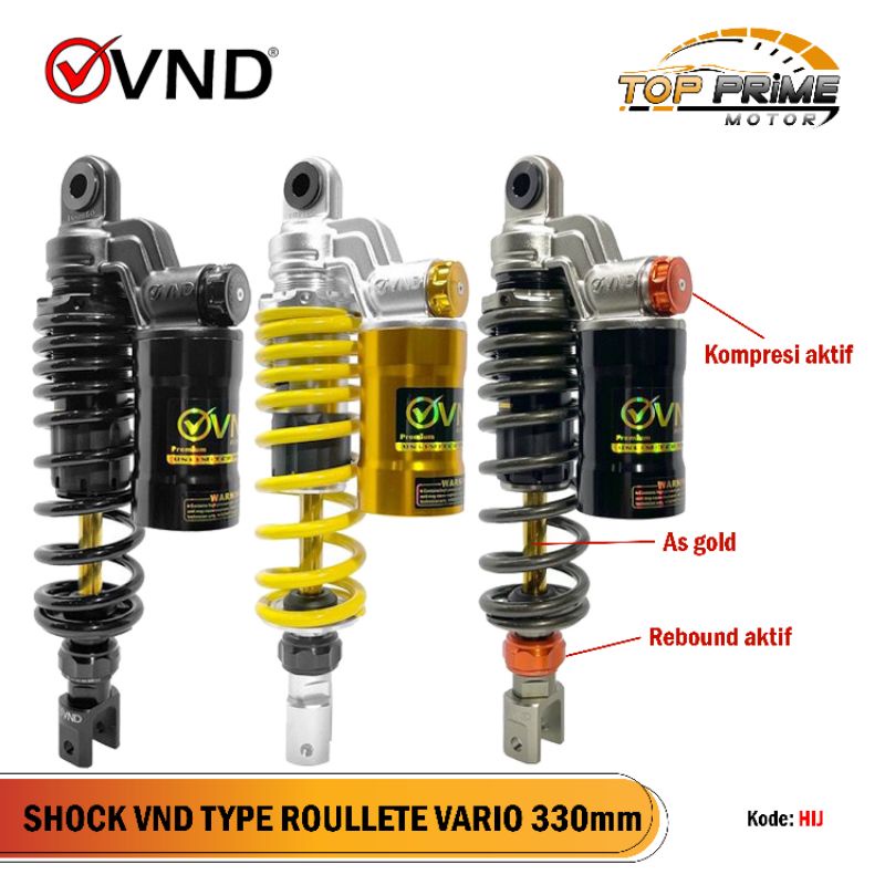 Jual Shock VND Roullete Vario 330mm | Shopee Indonesia