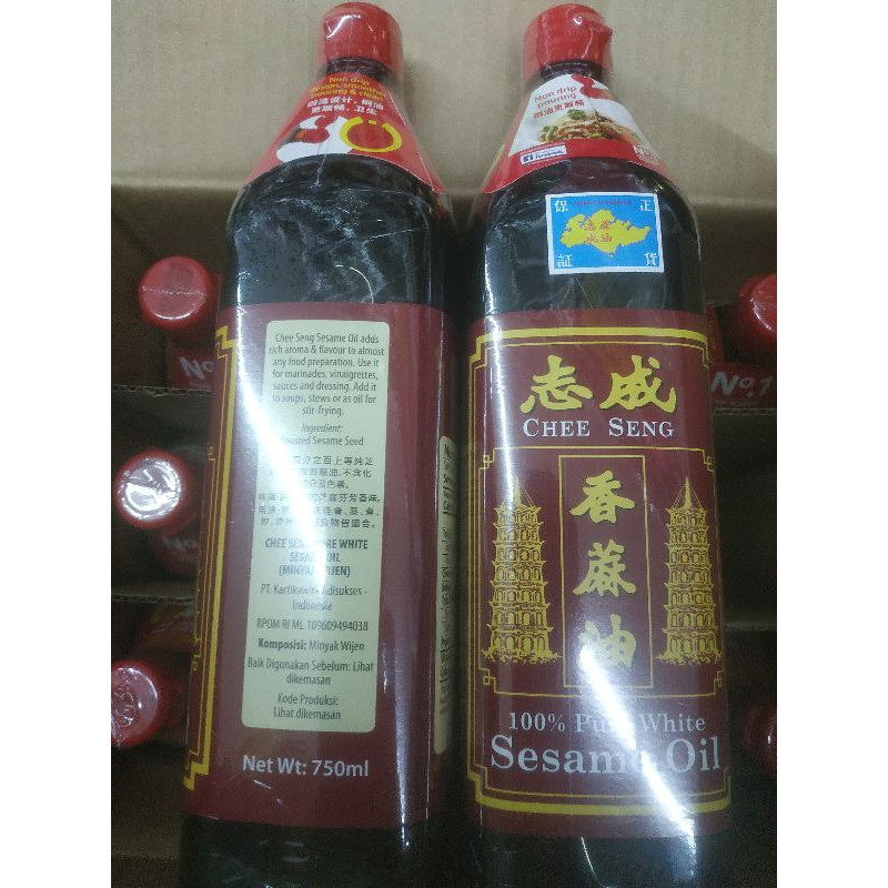 Jual minyak wijen Chee Seng 750ml | Shopee Indonesia