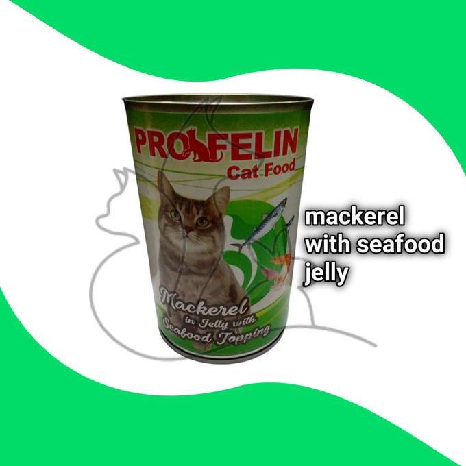 Jual GOJEK makanan kucing kaleng profelin 400 gr cat food 400gr can ...