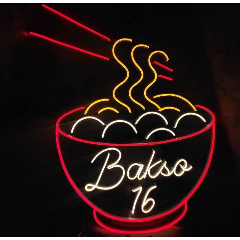 Jual NEON FLEX CUSTOM LOGO, SIGN FLEX BRAND LOGO USAHA | Shopee Indonesia