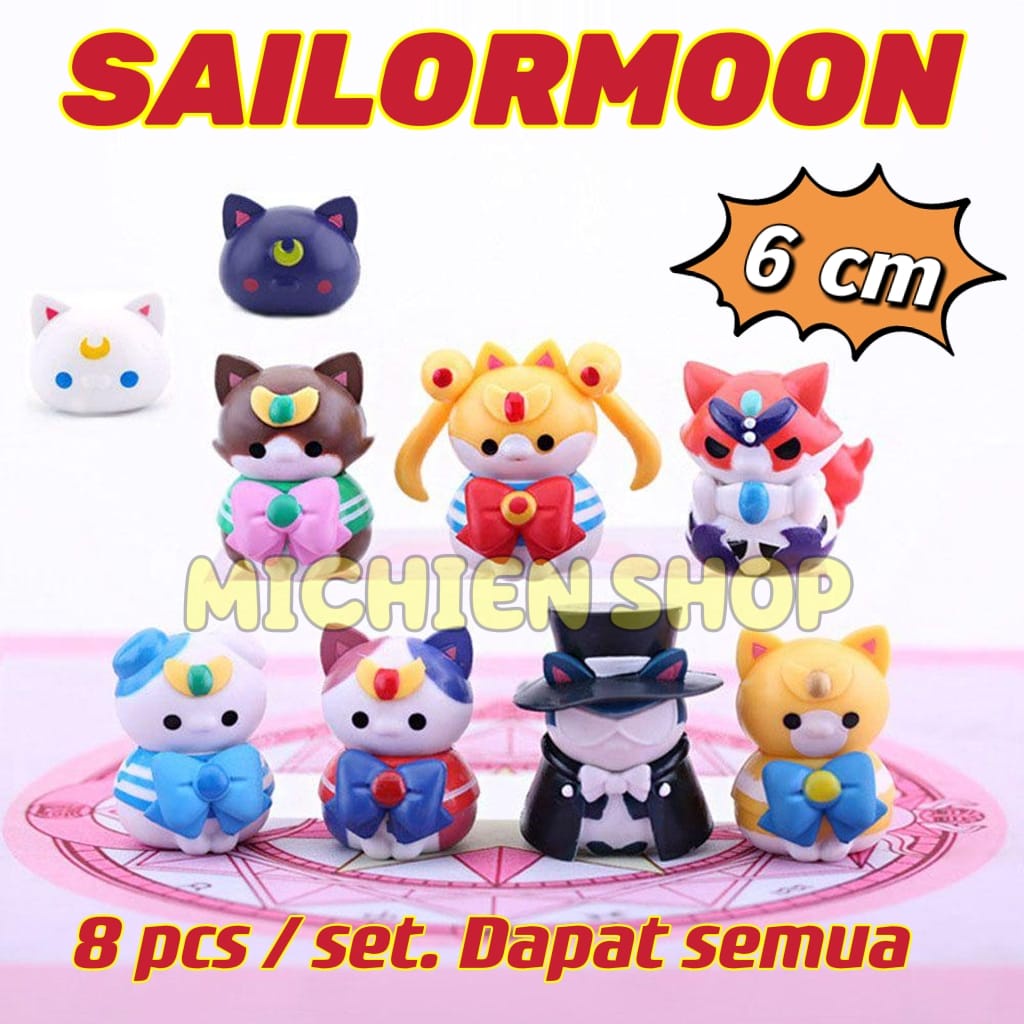 Jual Sailor Moon Mega Cat Project Sailor of 8 Figure | Shopee Indonesia