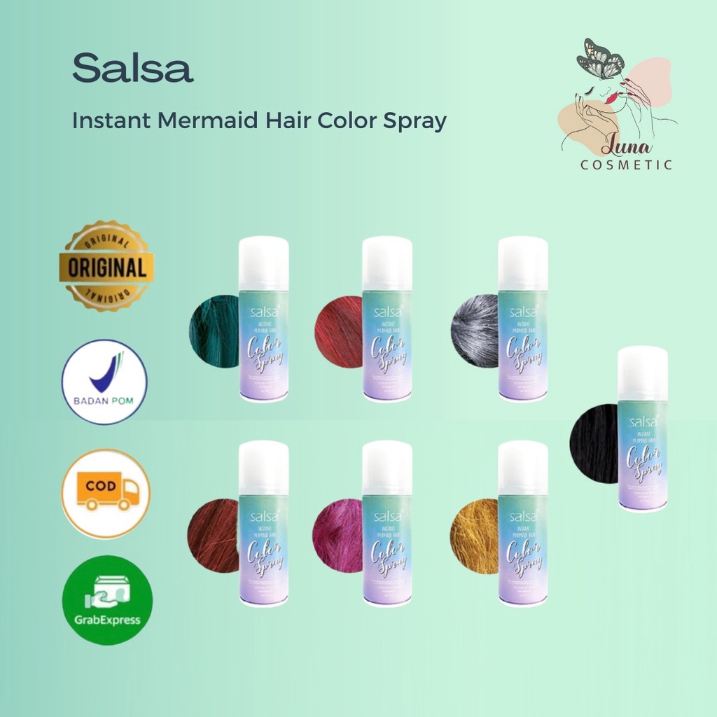 Jual SALSA Instant Mermaid Hair Color Spray - Semir Rambut Temporary ...