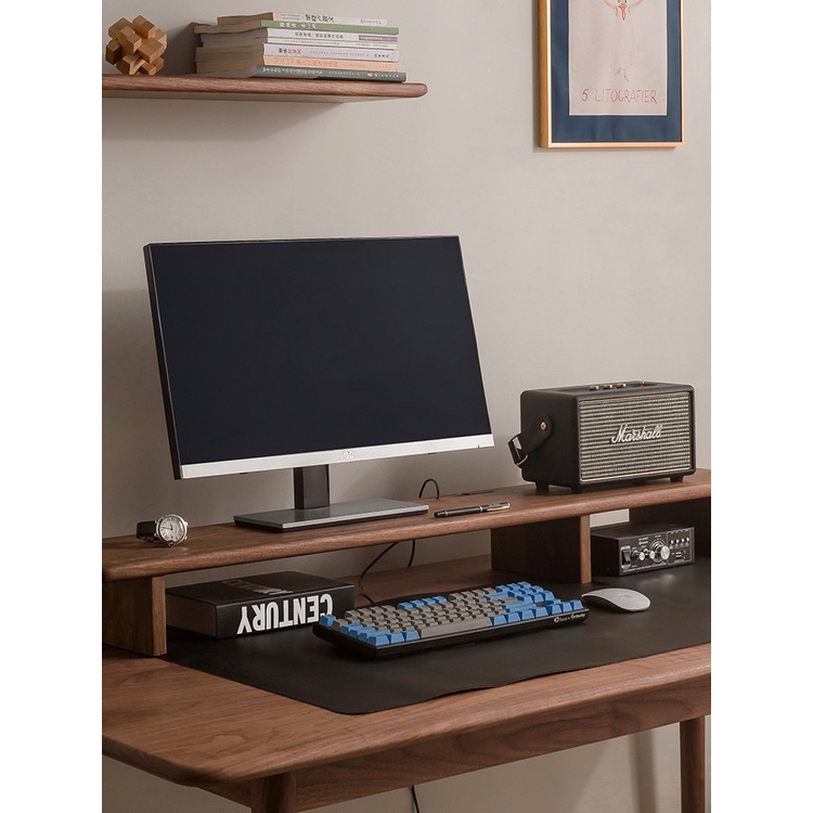 Jual Meja Laptop / Dudukan Alas Monitor Kayu Solid / Meja TV LCD ...