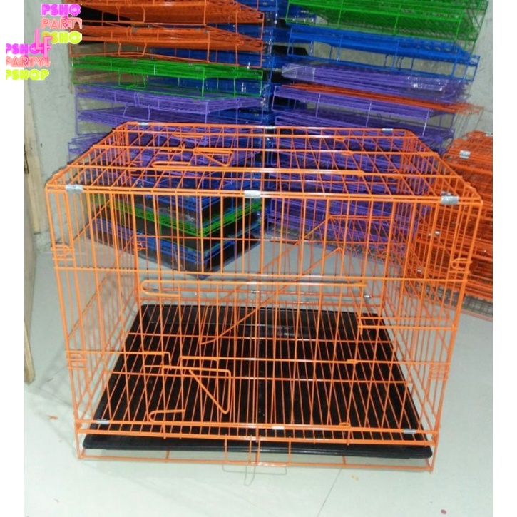 Jual KANDANG BESI LIPAT UKURAN 60X50X42 TINGKAT | Shopee Indonesia