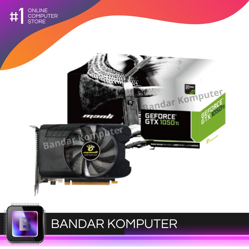 Jual VGA MANLI GTX 1050 Ti 4GB D5 128bit | Shopee Indonesia