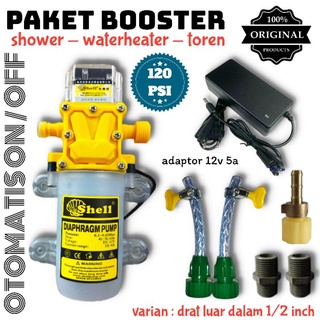 Jual Paket Pompa Booster Shower Water Heater Toren Otomatis - Shell ...