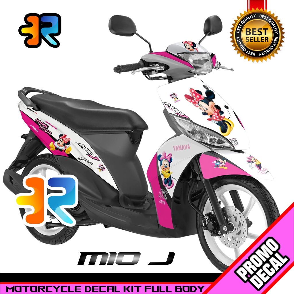 Jual Decal Mio J Stiker Full Body Variasi Desain Mickey Mouse | Shopee ...
