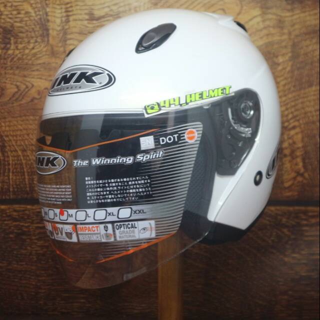 Jual INK CENTRO JET SOLID WHITE Helm Half face Ink putih polos | Shopee ...