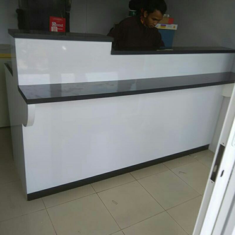 Jual Meja Counter 12 / Meja Cafe / Meja Barista / Meja Kasir | Shopee ...