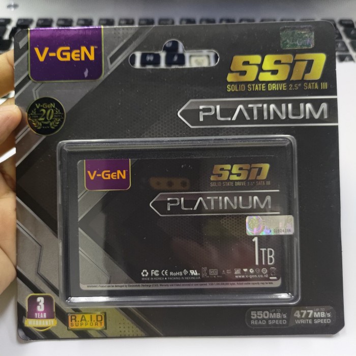 Jual SSD V-gen Vgen 1TB SATA resmi | Shopee Indonesia
