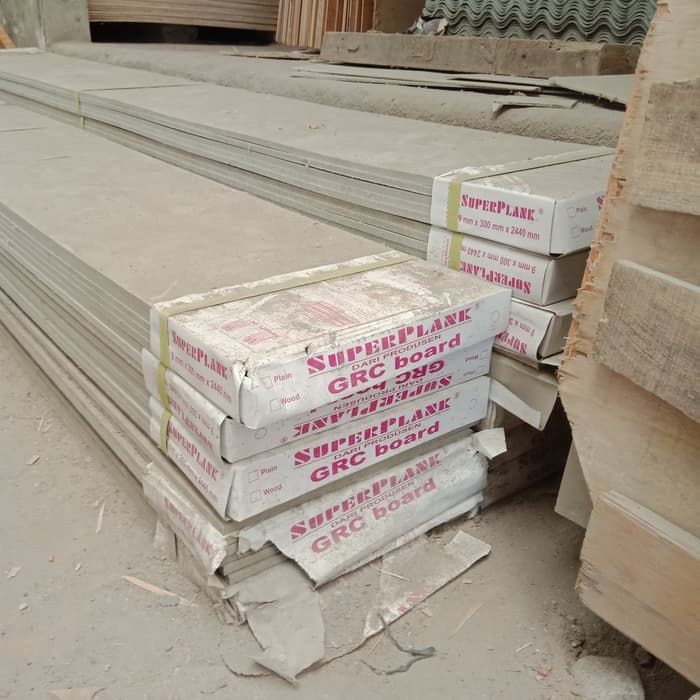 Jual TIMBER PLANK 8MM X 300MM X 2440MM GRC PLANK | Shopee Indonesia
