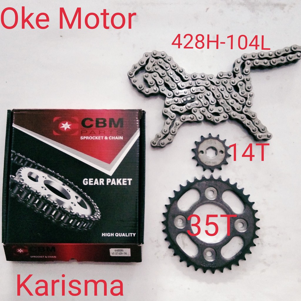 Jual gear set gir paket motor karisma | Shopee Indonesia