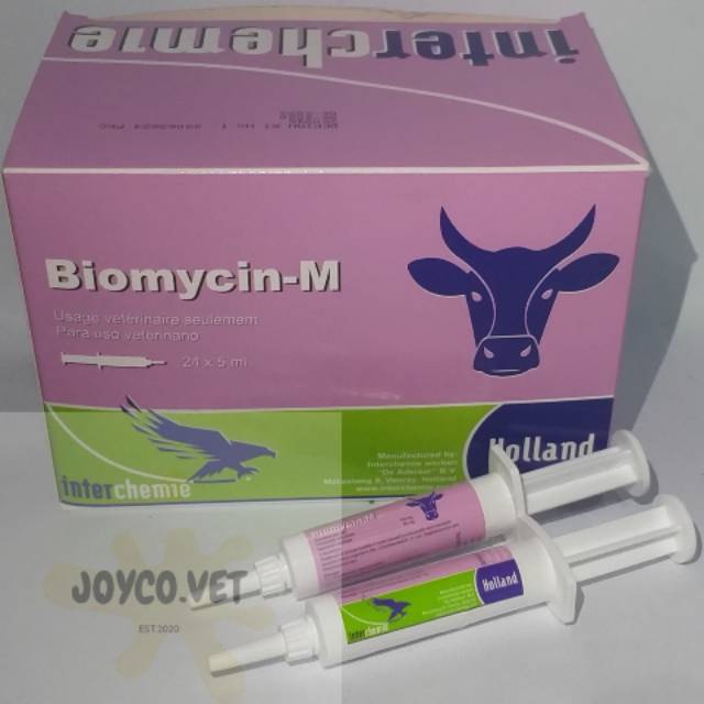 Jual Biomycin-M TMC 5 ml / syringe - Obat Mastitis Masa Laktasi ...