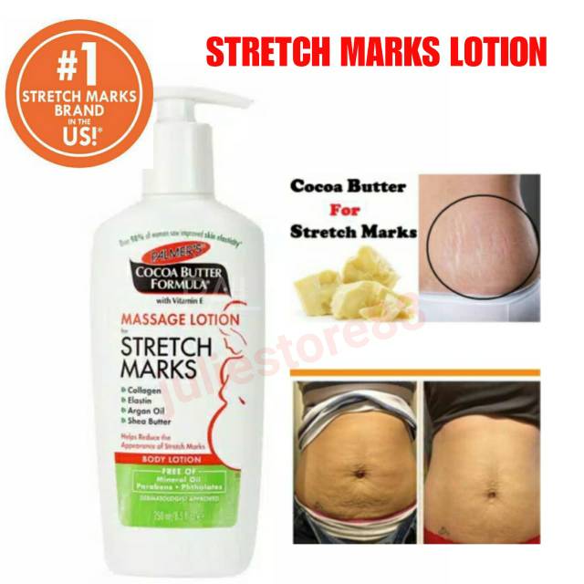 Jual (ORIGINAL) PALMERS Cocoa Butter Stretch Marks Massage Lotion 250ml | Shopee Indonesia