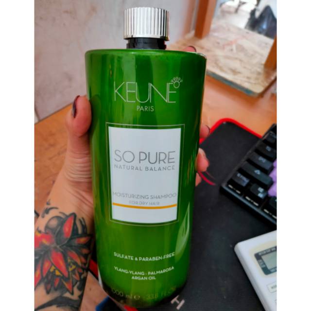 Jual Keune so pure moisturizing shampoo 1000ml / 1 liter | Shopee Indonesia
