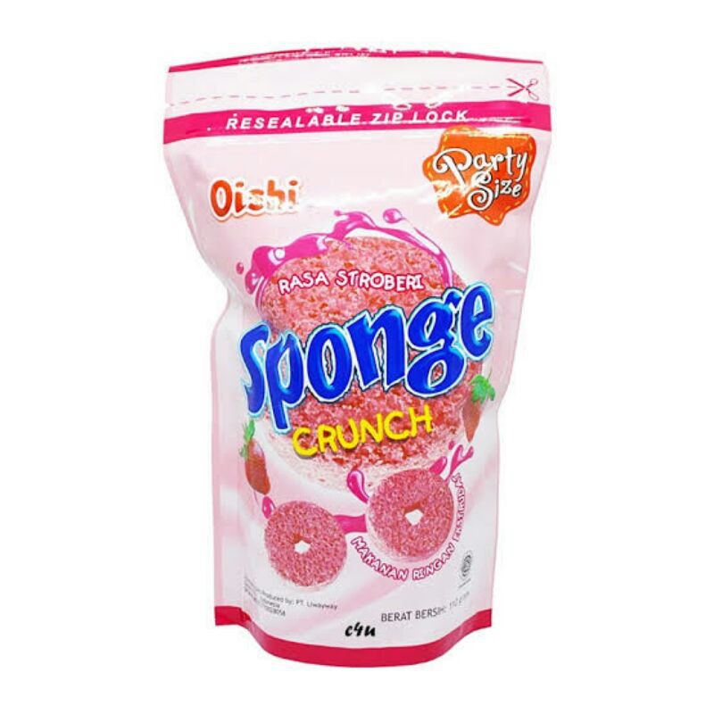 Jual SPONGE CRUNCH OISHI SNACK CEMILAN RINGAN | Shopee Indonesia