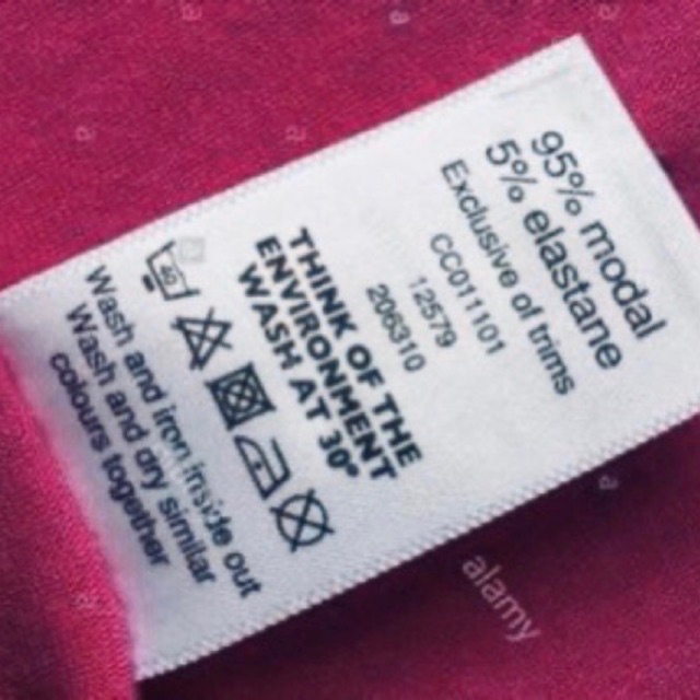 Jual Washing label saten import tebal / size S M L XL | Shopee Indonesia