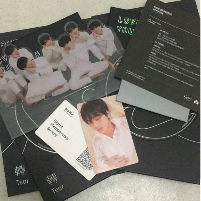 Jual [READY] ALBUM BTS TEAR U FULLSET PC PHOTOCARD TAEHYUNG | Shopee Indonesia