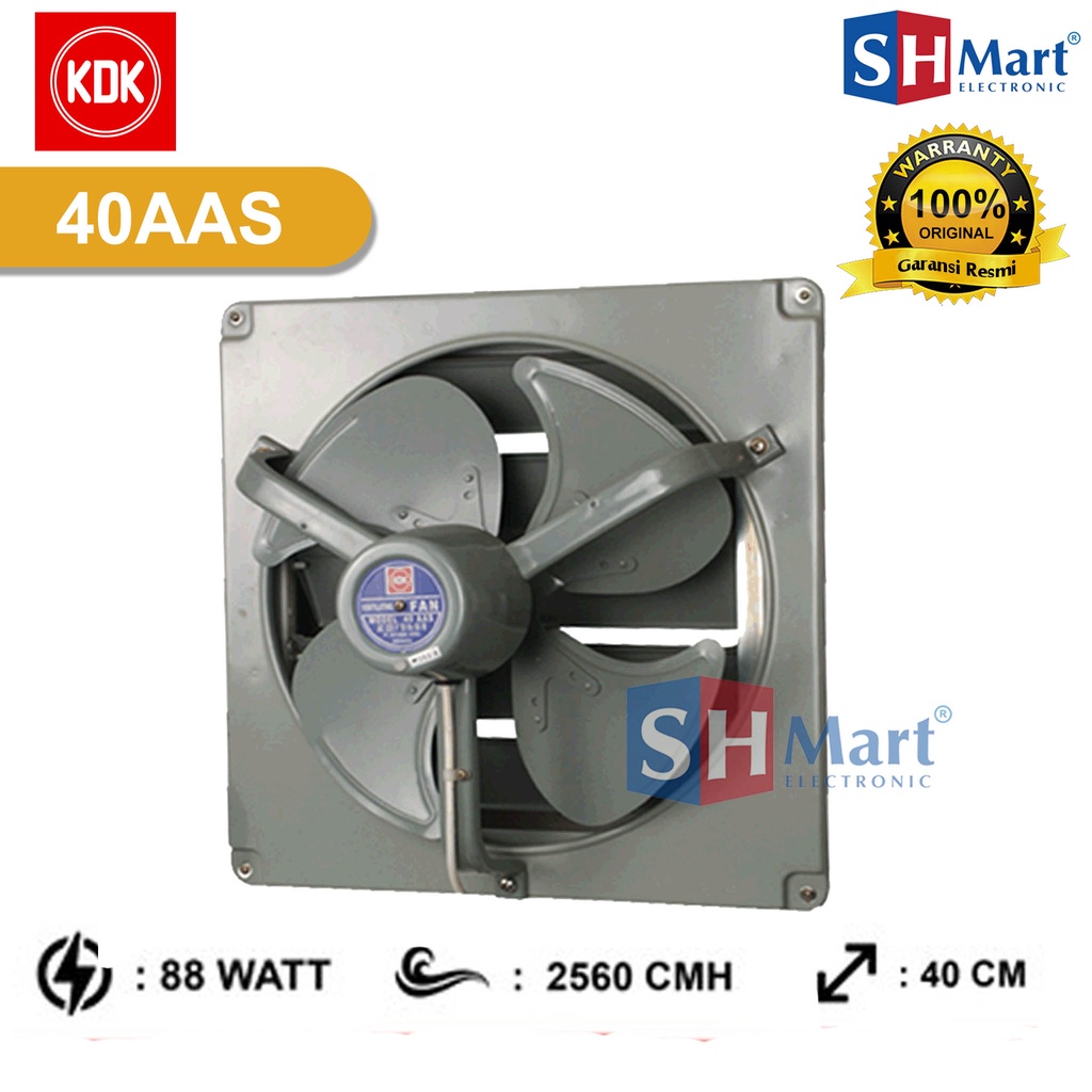 Jual KIPAS ANGIN DINDING KDK 40AAS / EXHAUST FAN 16 INCH GARANSI RESMI (MEDAN) | Shopee Indonesia