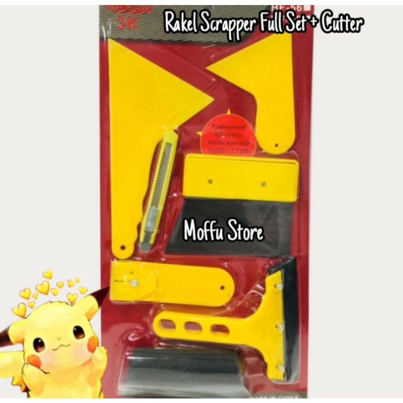 Jual Rakel Scrapper Alat Pasang Stiker Kaca Film Sticker Wallpaper Plus ...