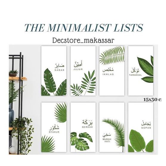 Jual hiasan dinding home decor kayu mdf uk. 15x30cm | Shopee Indonesia