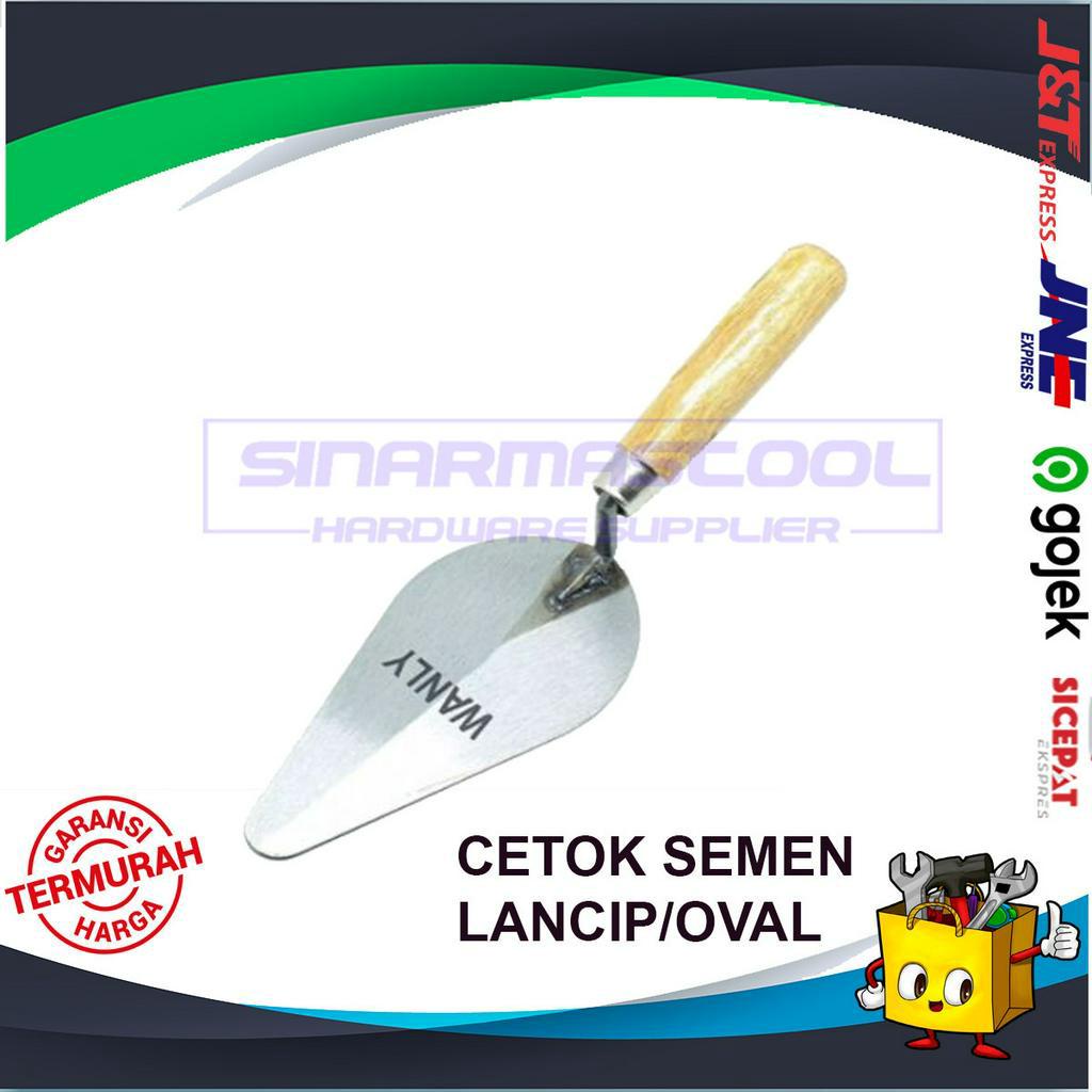 Jual Cetok Semen gg.kayu Oval Wanly 7" | Shopee Indonesia