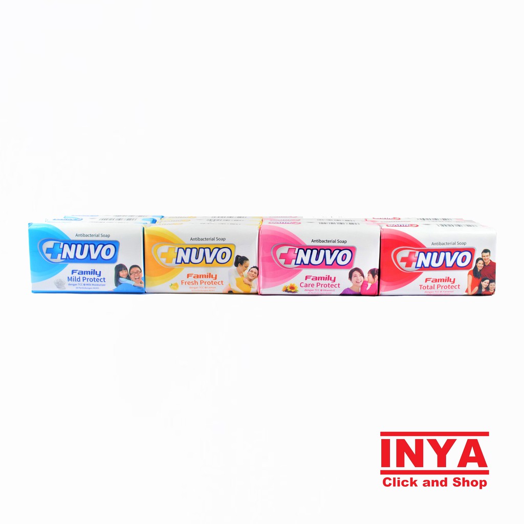 Jual NUVO FAMILY PROTECT ANTIBACTERIAL SOAP BAR 76gr - Sabun Batang | Shopee Indonesia
