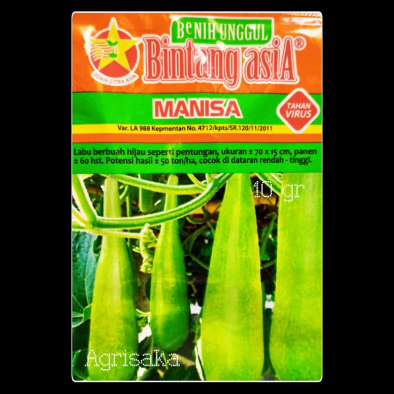 Jual Benih Labu Air MANISA 10 Gram - Bintang Asia | Shopee Indonesia
