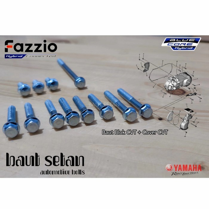 Jual baut full set blok cvt fazzio/baut cvt fazzio/baut full cvt fazzio ...