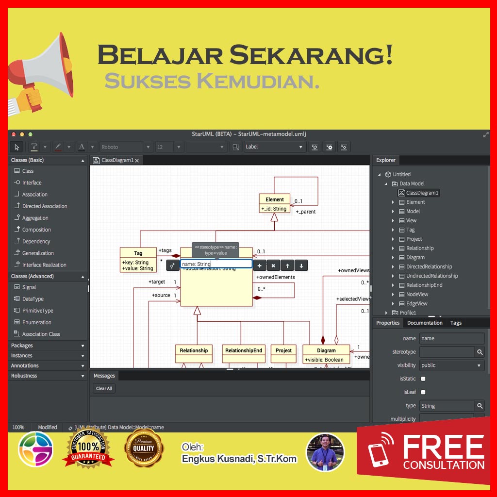Jual Tutorial membuat Data Flow Diagram menggunakan StarUML | Shopee ... Jual Tutorial membuat Data Flow Diagram menggunakan StarUML | Shopee ...