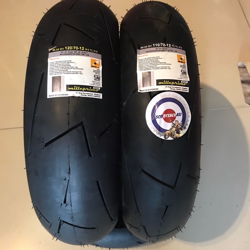 Jual Ban Adx Milleprimo 120/70 - 12 Vespa Sprint Primavera S LX ...