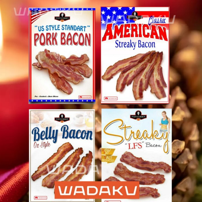 Jual Sven's Choice SAMPLER PACKAGE STREAKY BACON PORK | Shopee Indonesia