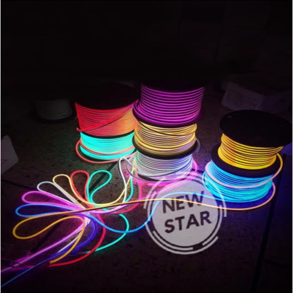Jual LAMPU LED NEON FLEX SELANG 220V METERAN FLEXIBLE SIGN STRIP ...