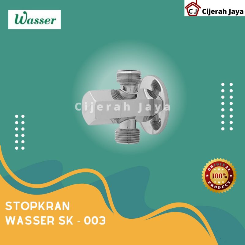 Jual Stop kran cabang Wasser SK-003 stop valve shower monoblok closet / Stopkran Wasser SK003 ...