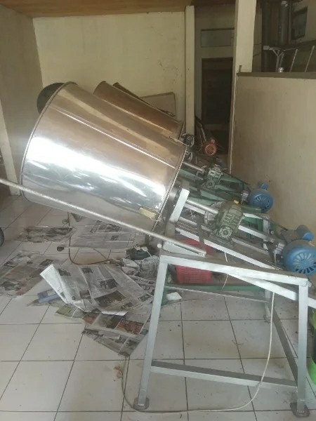 Jual Mesin Aduk Pencampur Bumbu Tabur Molen Hexagonal Mixer Teknologi ...