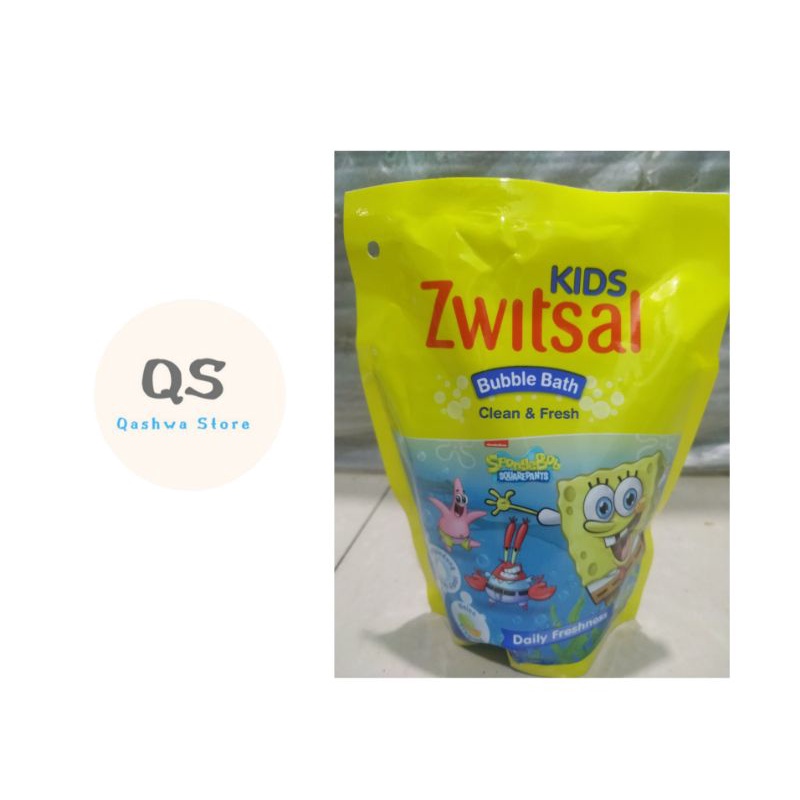 Jual Zwitsal Kids Spongebob Bubble Bath clean & Fresh 250 Ml - Anak ...