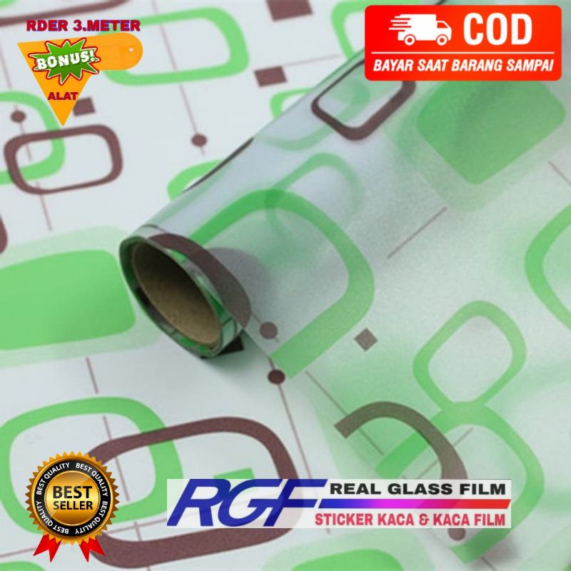 Jual STIKER KACA MOTIF KOTAK MINIMALIST STICKER KACA JENDELA RUMAH ...