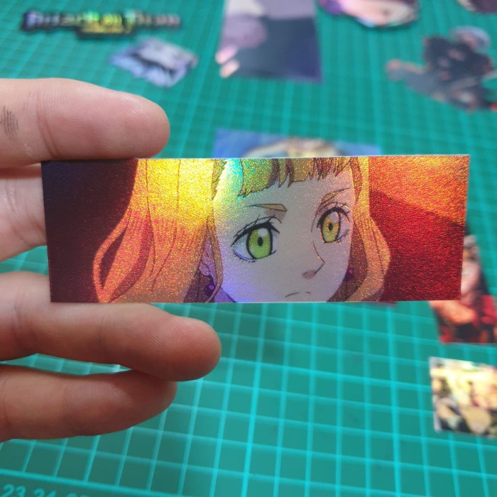 Jual Sticker Hologram Anime Slap - PSH994 - Black Clover - Mimosa ...