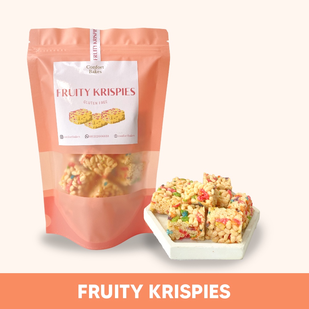 Jual Gluten Free Snack - Fruity Krispies Kue Kering Healthy Cemilan ...