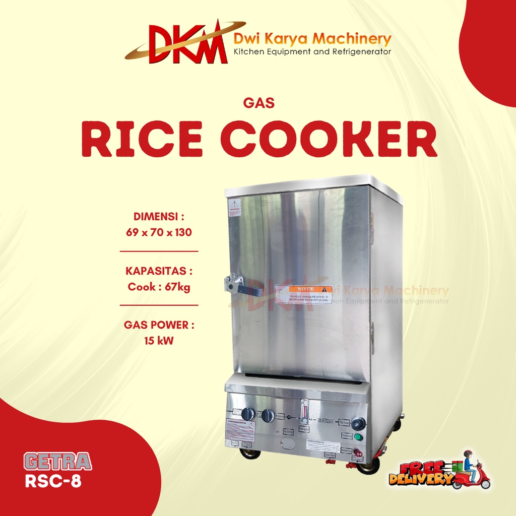 Jual Heavy Duty Gas Rice Cooker RSC-8 / Rice Cooker Kapasitas Besar ...