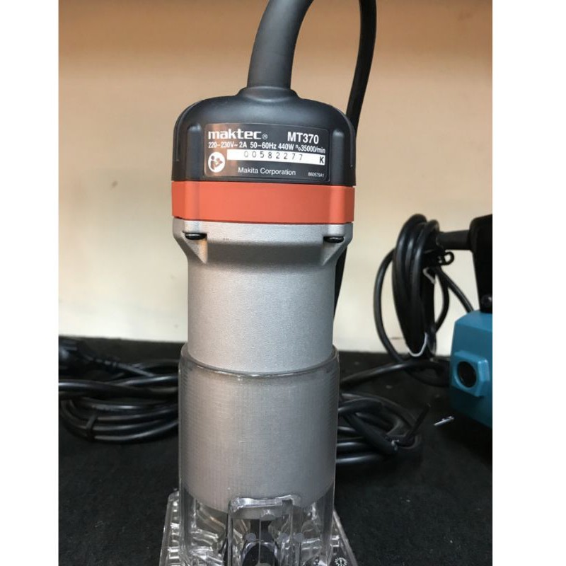Jual MAKTEC MT 370 Mesin Profil 6mm Kayu Router Wood Trimmer 6 mm MT370 ...