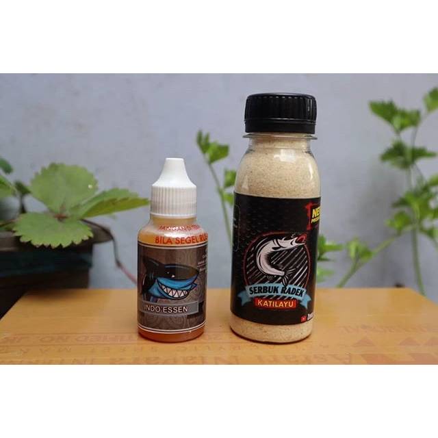 Jual ESSEN IKAN MAS TERBAIK INDO ESSEN SALMON DENGAN SERBUK RADEK AROMA ...