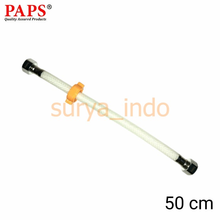 Jual SELANG FLEXIBLE / FLEKSIBEL 50 CM PAPS SELANG KLOSET WASTAFEL ...