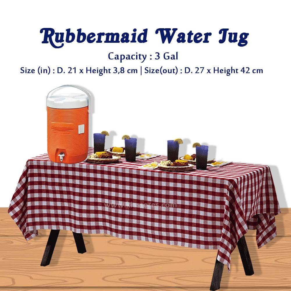 Jual Termos Water Jug Rubbermaid Cooler Box Rubbermaid | Shopee Indonesia