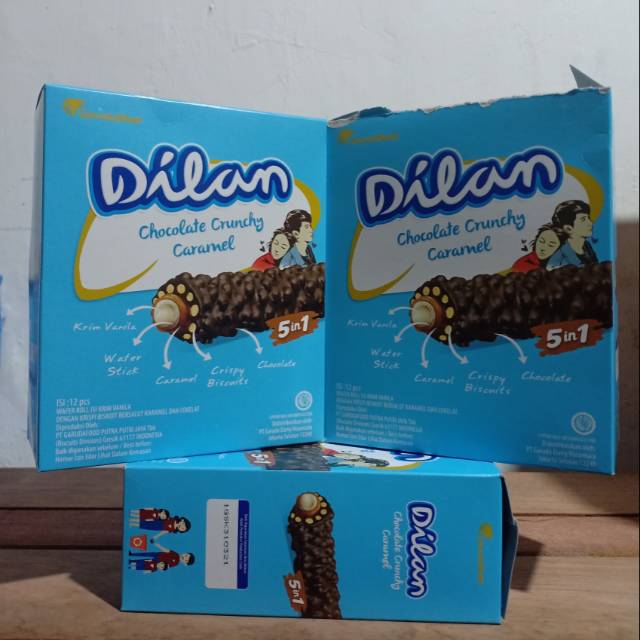 Jual Garuda Food 'DILAN' Chocolate Crunchy Caramel (24 x 12PC) | Shopee ...