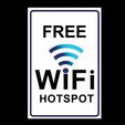 Jual STIKER WIFI FREE WIFI HOTSPOT - STICKER LABELING | Shopee Indonesia