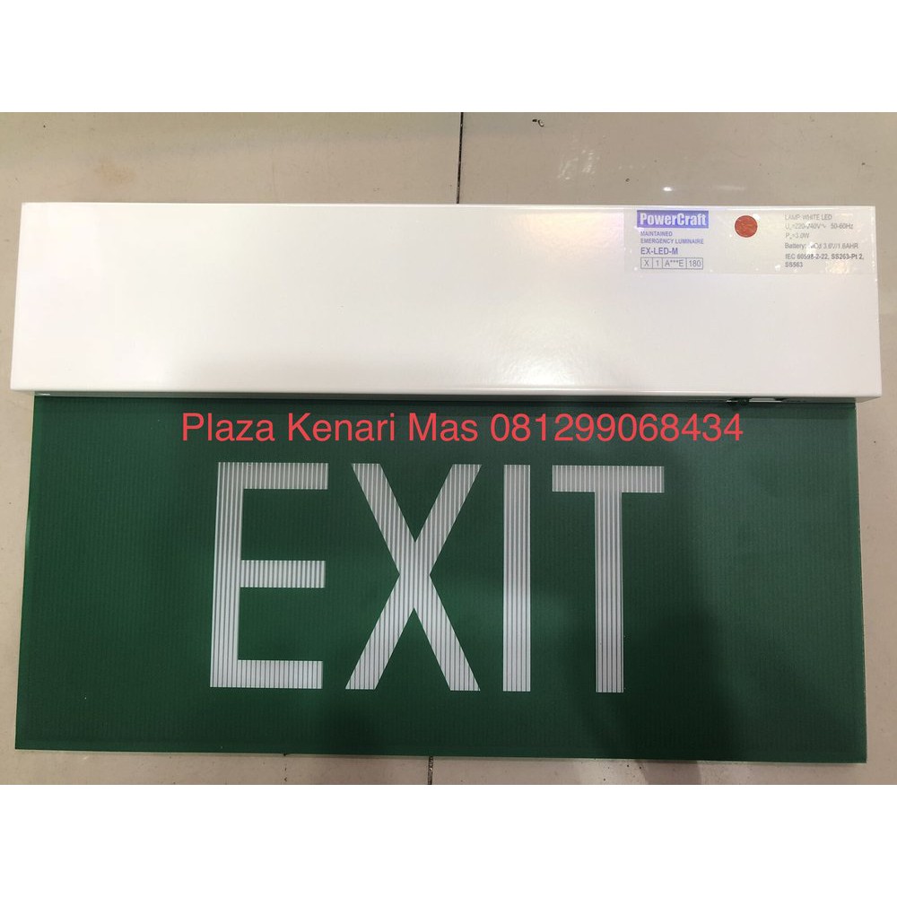 Jual lampu exit led maxpid lampu emergency exit led maxpid lampu ...