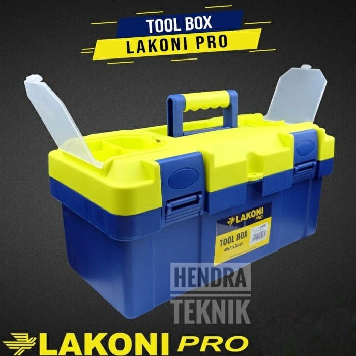Jual ORI TOOL BOX PLASTIK MURAH 40cm KOTAK PERKAKAS 400mm KOTAK ALAT ...