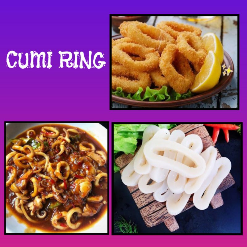 Jual cumi ring/cumi ring 1kg/cumi frozen 1kg | Shopee Indonesia